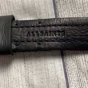 All Saints | Accessories | Allsaints 3mm Belt W Stitch Detailing Price ...